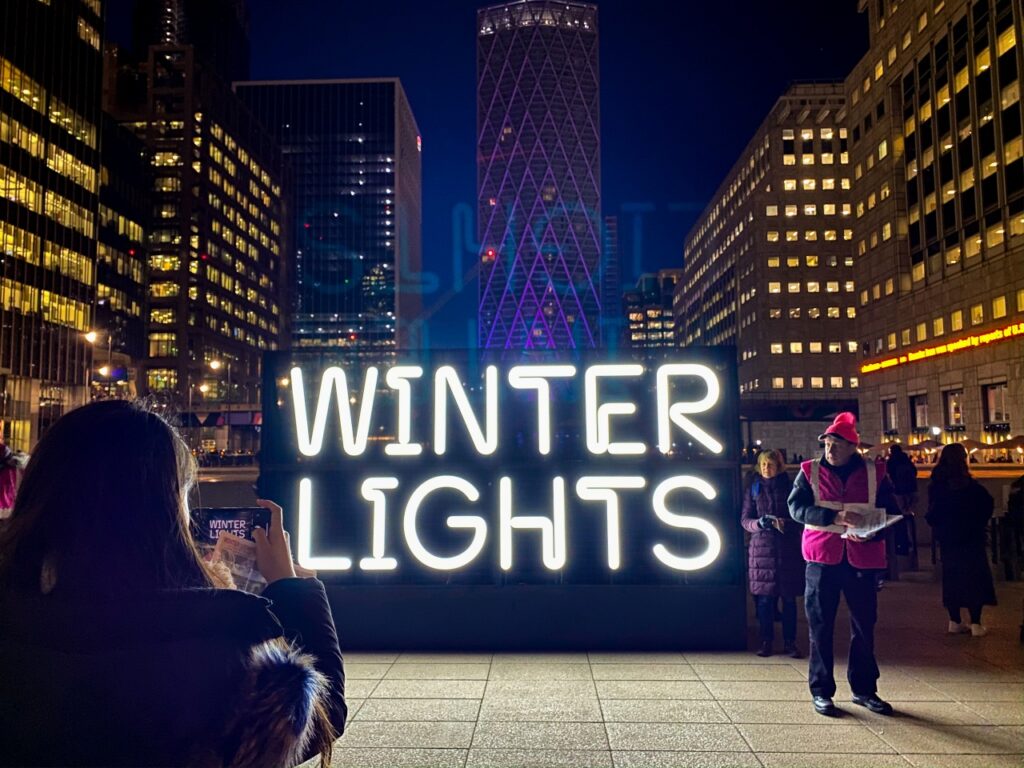 Winter Lights Festival 2020 Canary Wharf - The LDN Diaries
